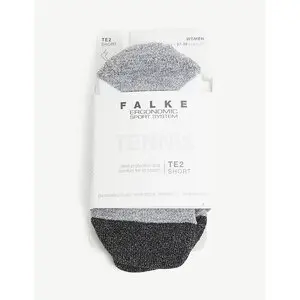 Falke Te4 Tennis Nylon And Cotton-blend Socks - White Mix