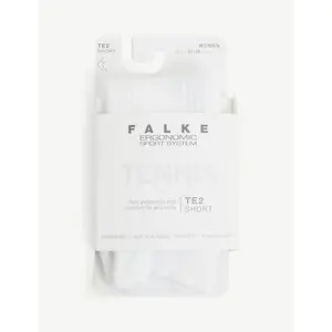 Falke Te4 Tennis Nylon And Cotton-blend Socks - White