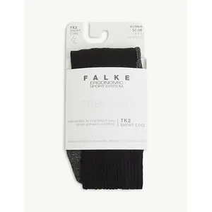 Falke Tk2 Trek Short Cool Woven Socks - Black Mix
