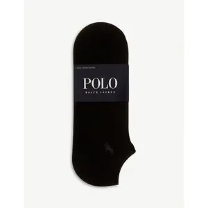Polo Ralph Lauren Pack Of Three Trainer Socks - Black