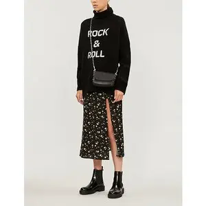 Zadig&Voltaire Alma Turtleneck Oversized Wool Jumper - Noir