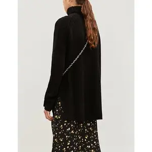 Zadig&Voltaire Alma Turtleneck Oversized Wool Jumper - Noir