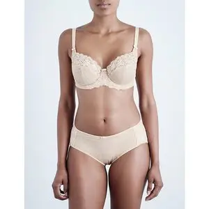 Panache Envy Lace Underwired Balconette Bra - Nude