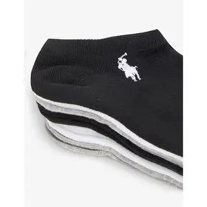 Polo Ralph Lauren Pack Of Six Embroidered Socks