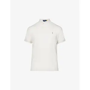 Polo Ralph Lauren Embroidered Logo Cotton Jersey Polo Shirt - American Heather