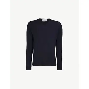 John Smedley Blenheim V-neck Jumper - Black