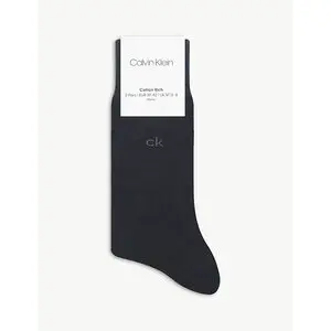 Calvin Klein Cotton-blend Socks Pack - Navy