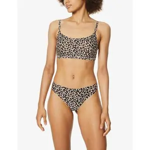 Chantelle Soft Stretch Smooth Padded Bralette - 0oz Leopard Print