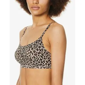 Chantelle Soft Stretch Smooth Padded Bralette - 0oz Leopard Print