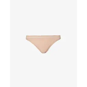 Calvin Klein Bottoms Up Mid-rise Stretch-jersey Thong