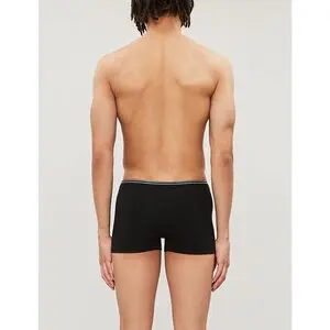 Zimmerli Pure Comfort Classic-fit Stretch-cotton Trunks - Black