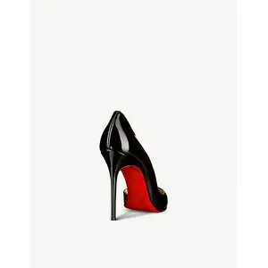 CHRISTIAN LOUBOUTIN Iriza 100 Patent-leather Courts - Black
