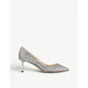 JIMMY CHOO Romy 60 Glittered Courts - Champagne