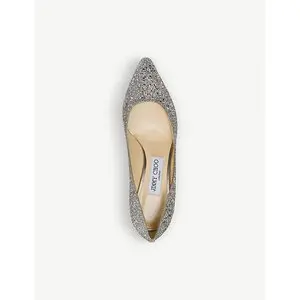 JIMMY CHOO Romy 60 Glittered Courts - Champagne