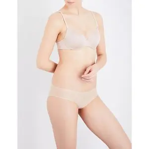 Chantelle Soft Stretch Seamless One-size Brazilian Briefs - Nude