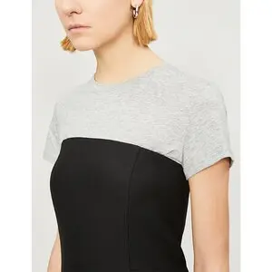 Vince Essential Round-neck Pima Cotton T-shirt - Heather Grey