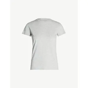 Vince Essential Round-neck Pima Cotton T-shirt - Heather Grey