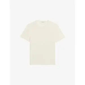 Sandro Crewneck Linen-jersey T-shirt S Naturels
