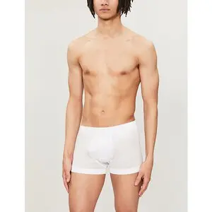 Zimmerli Slim-fit Stretch-cotton Trunks