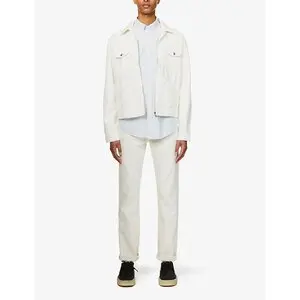 Polo Ralph Lauren Long-sleeved Button-down Slim-fit Cotton Oxford Shirt - Bsr Blue/white Stripe