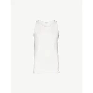 Sunspel Q82 Superfine Cotton-jersey Vest - White