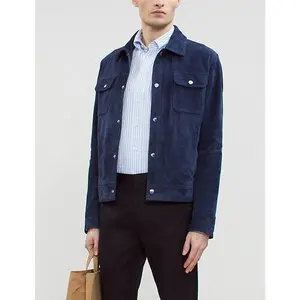 Eton Striped Long-sleeved Slim-fit Cotton Shirt