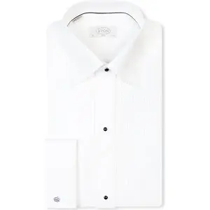 Eton Piqué Slim-fit Cotton Tie Shirt - White