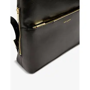 Ted Baker London Kryshia Branded Saffiano Leather Backpack 1
