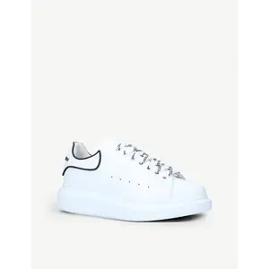 Alexander McQueen Runway Contrast-trim Leather Platform Trainers