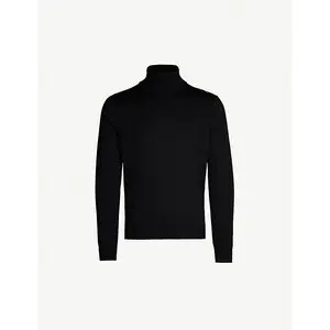 Sandro Fine-knit Wool Jumper - Black