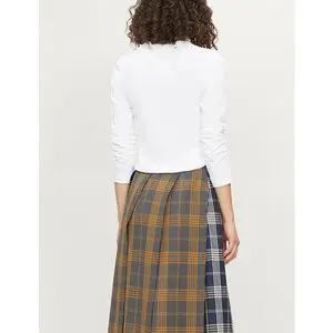 Play Comme Des Garcon Comme Des Garçons Play Heart Appliquéd Top - White