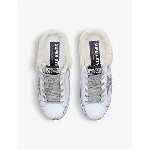 GOLDEN GOOSE Superstar Sabot 10224 Leather And Shearling Trainers - White/oth