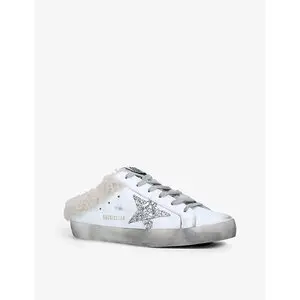 GOLDEN GOOSE Superstar Sabot 10224 Leather And Shearling Trainers - White/oth