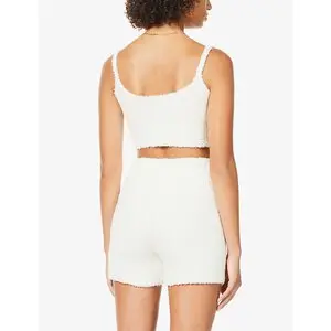 SKIMS Cozy Cropped Knitted Top