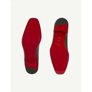CHRISTIAN LOUBOUTIN Greggo Leather Oxford Shoes - Havane