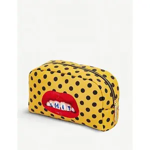 SELETTI Toiletpaper Sh*t Print Faux-leather Beauty Case - One-color
