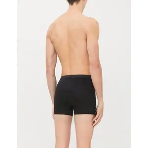 Zimmerli Classic Jersey Boxer Briefs - Black