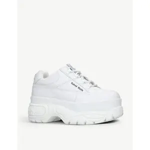 NAKED WOLFE Sporty Leather Platform Trainers