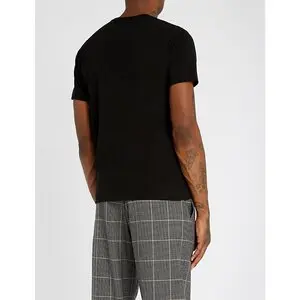 Play Comme Des Garcon Heart-appliqué Cotton-jersey T-shirt - Black
