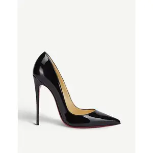 CHRISTIAN LOUBOUTIN So Kate 120 Patent Leather Courts - Black