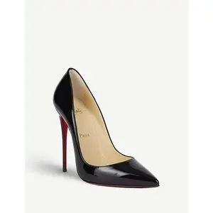 CHRISTIAN LOUBOUTIN So Kate 120 Patent Leather Courts - Black