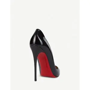 CHRISTIAN LOUBOUTIN So Kate 120 Patent Leather Courts - Black