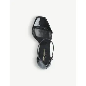 Saint Laurent Opyum 85 Leather Heeled Sandals