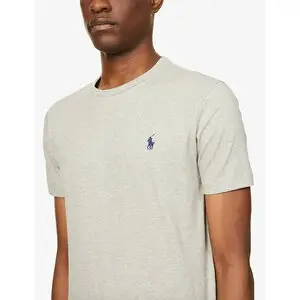 Polo Ralph Lauren Short-sleeved Crewneck Cotton-jersey T-shirt - New Grey Heather