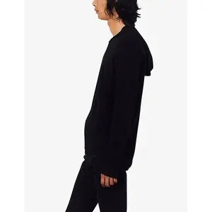 Sandro Long-sleeved Wool Hoody - Noir / Gris