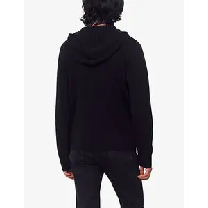 Sandro Long-sleeved Wool Hoody - Noir / Gris