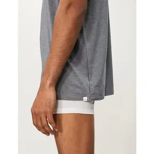 Derek Rose Basel Crewneck Stretch-modal T-shirt - Grey