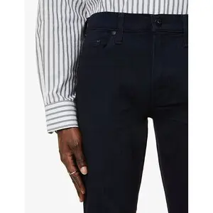 Paige Federal Straight-leg Slim-fit Stretch-denim Jeans - Inkwell