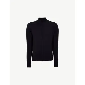 John Smedley Zipped Merino Wool Cardigan