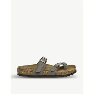 BIRKENSTOCK Mayari Faux-leather Sandals - Stone